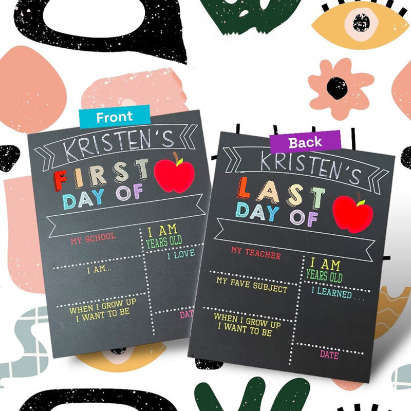 DIY First/Last Day Of School Sign Wonderful Gift for Kids - Hidlove.com