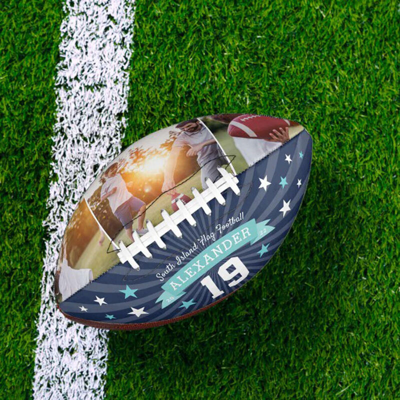 Customized Footballs Can Be Added with Photos as Birthday Gifts for ...